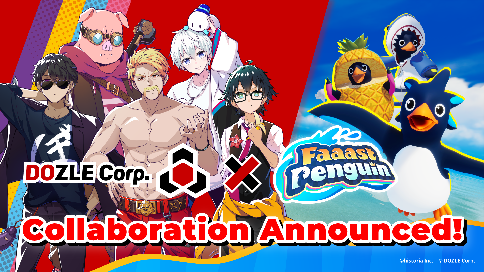 Faaast Penguin’s special collaboration with DOZLE Corp. kicks off on ...
